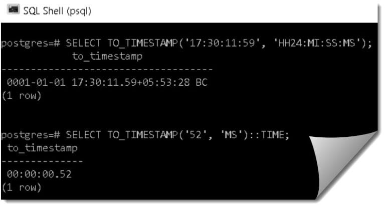 PostgreSQL TO_TIMESTAMP - DatabaseFAQs.com
