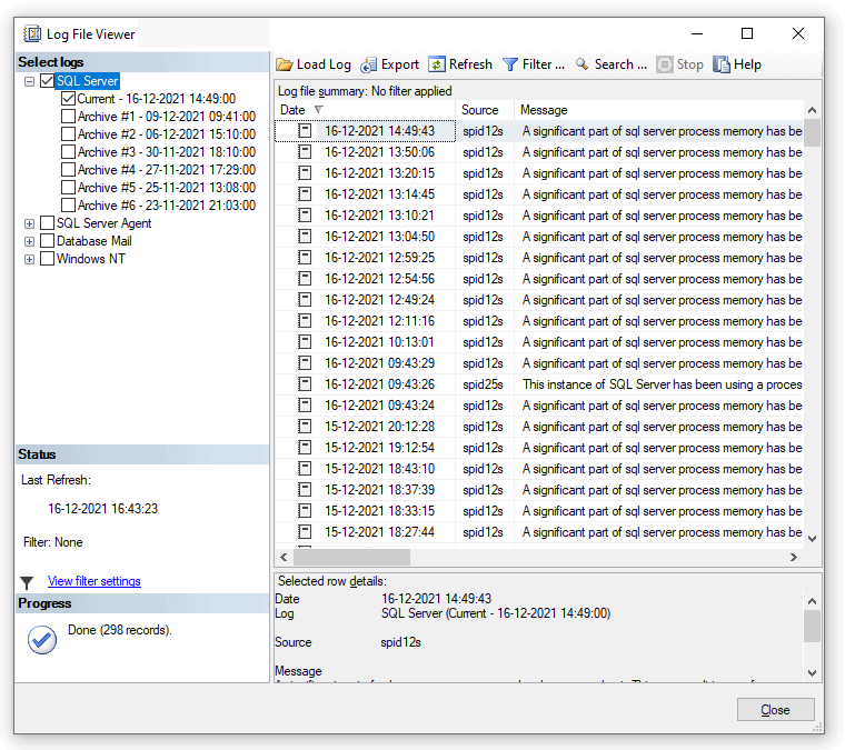 View SQL Server Error Logs DatabaseFAQs View SQL Server Error Logs DatabaseFAQs
