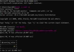 MariaDB Variables - DatabaseFAQs.com