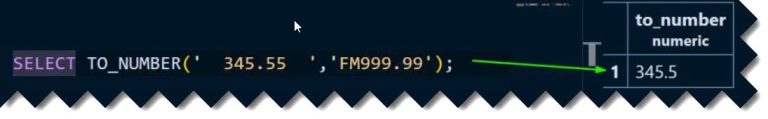PostgreSQL To_Number - DatabaseFAQs.com