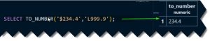 PostgreSQL To_Number - DatabaseFAQs.com