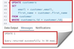 PostgreSQL Update Join - DatabaseFAQs.com