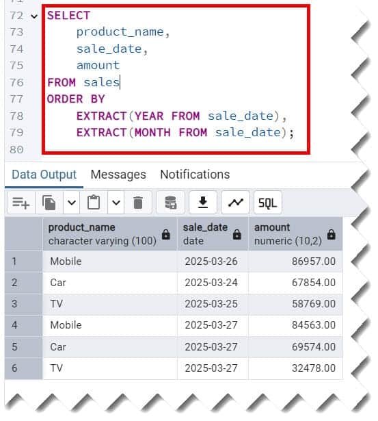 PostgreSQL Order By Date DatabaseFAQs